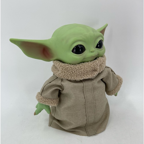Mattel | Toys | Star Wars Mandalorian The Child Plush Toy 1 Baby Yoda Soft Figure Hard Head ...